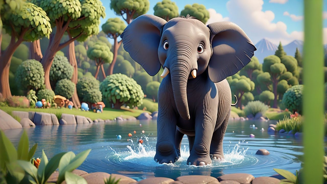 The Elephant Who Went for a Swim + More Nursery Rhymes & Kids Songs ...