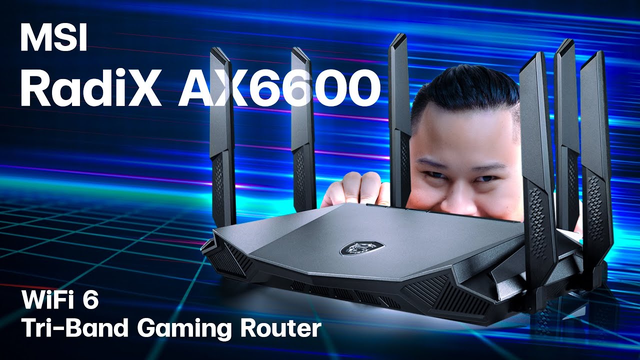 จบปัญหา แลค ! กระตุก !! ด้วย : MSI RadiX AX6600 WiFi 6 Tri-Band Gaming ...