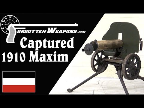 German-Capture 1910 Russian Maxim in 8x57