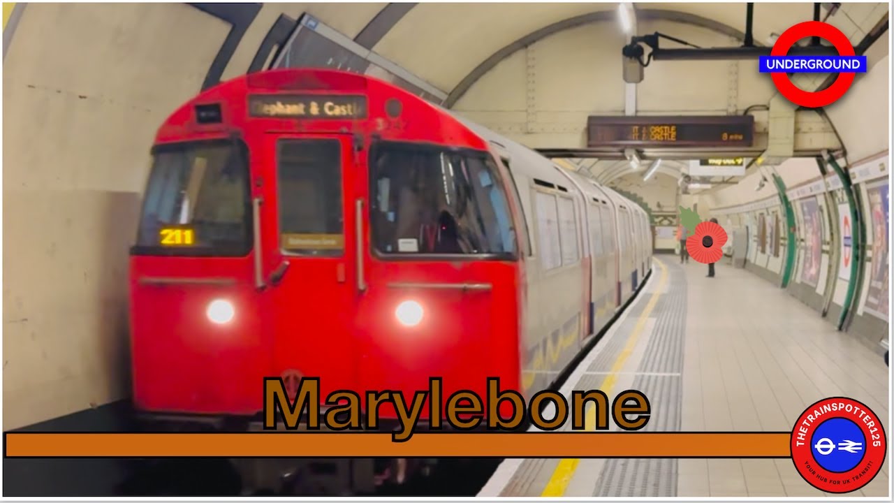 Bakerloo Line Services at Marylebone Underground Station! - (05/02/2024 ...