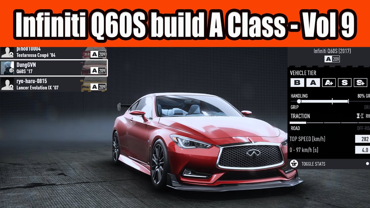 Infiniti Q60S build A Class Car in NFS Unbound Vol 9 - YouTube