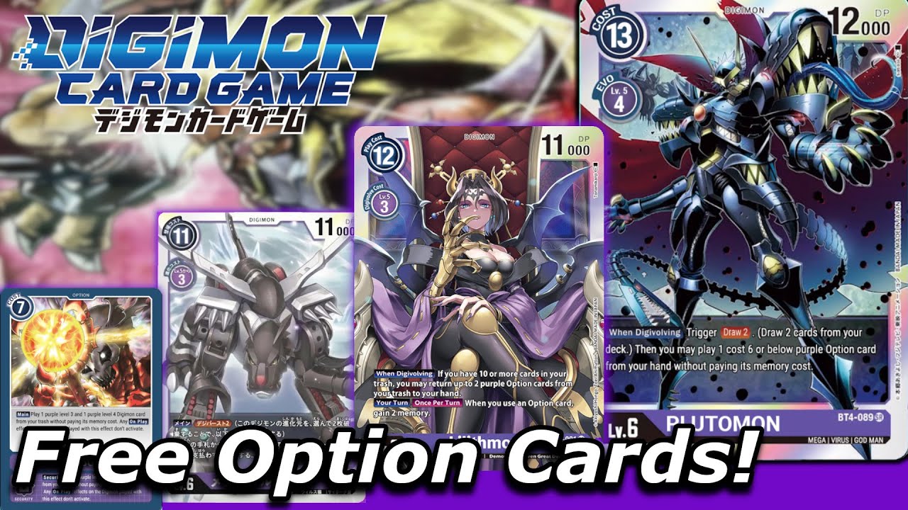 Digimon TCG - MetalGarurumon Option Purple Deck Profile (BT4) - YouTube