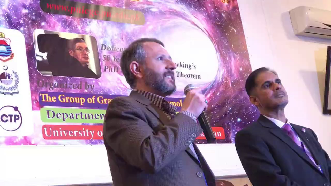 Prof. Dr. Seyed Mohammad Sadegh Movahed is giving impressions on 3rd ...