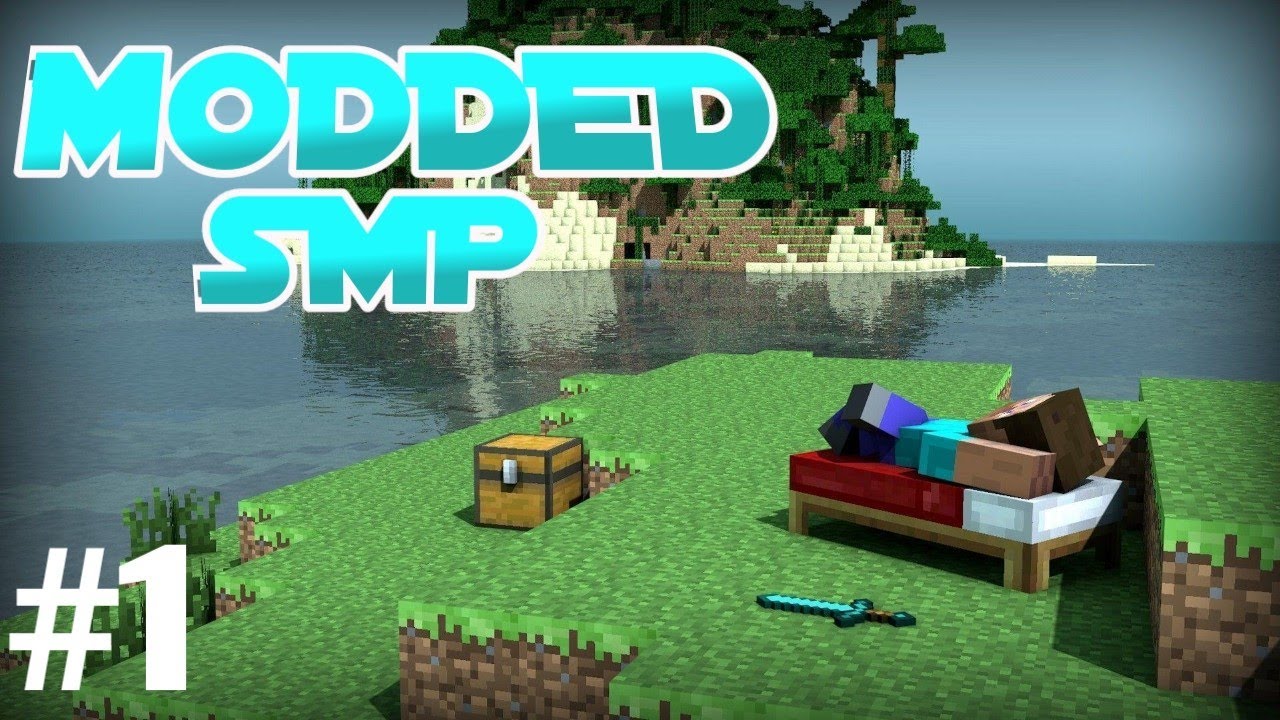 Modded SMP | Build a Simple Bridge | Episode-1 | Pikachu - YouTube