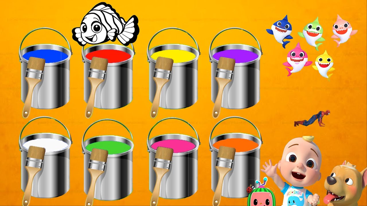 Color Songs Collection - Learn Colors, Teach Colours, Baby Toddler ...