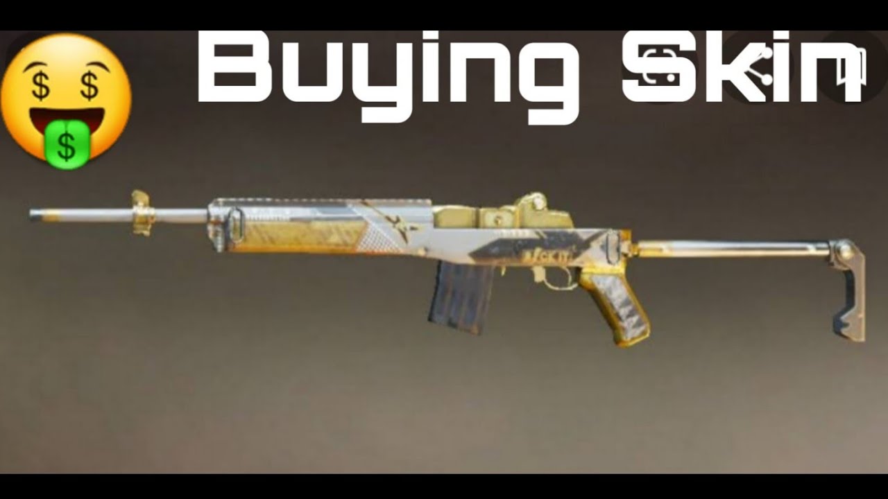 Buying Mini14 skin in pubg - YouTube