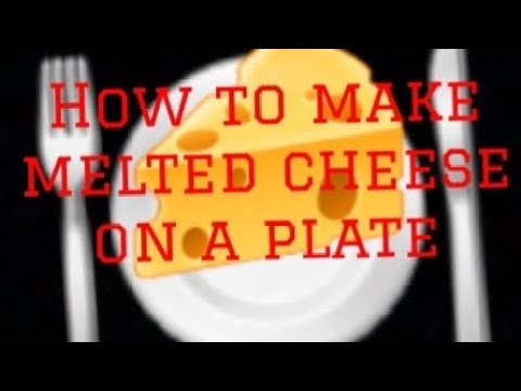 How to make melted cheese on a plate - YouTube