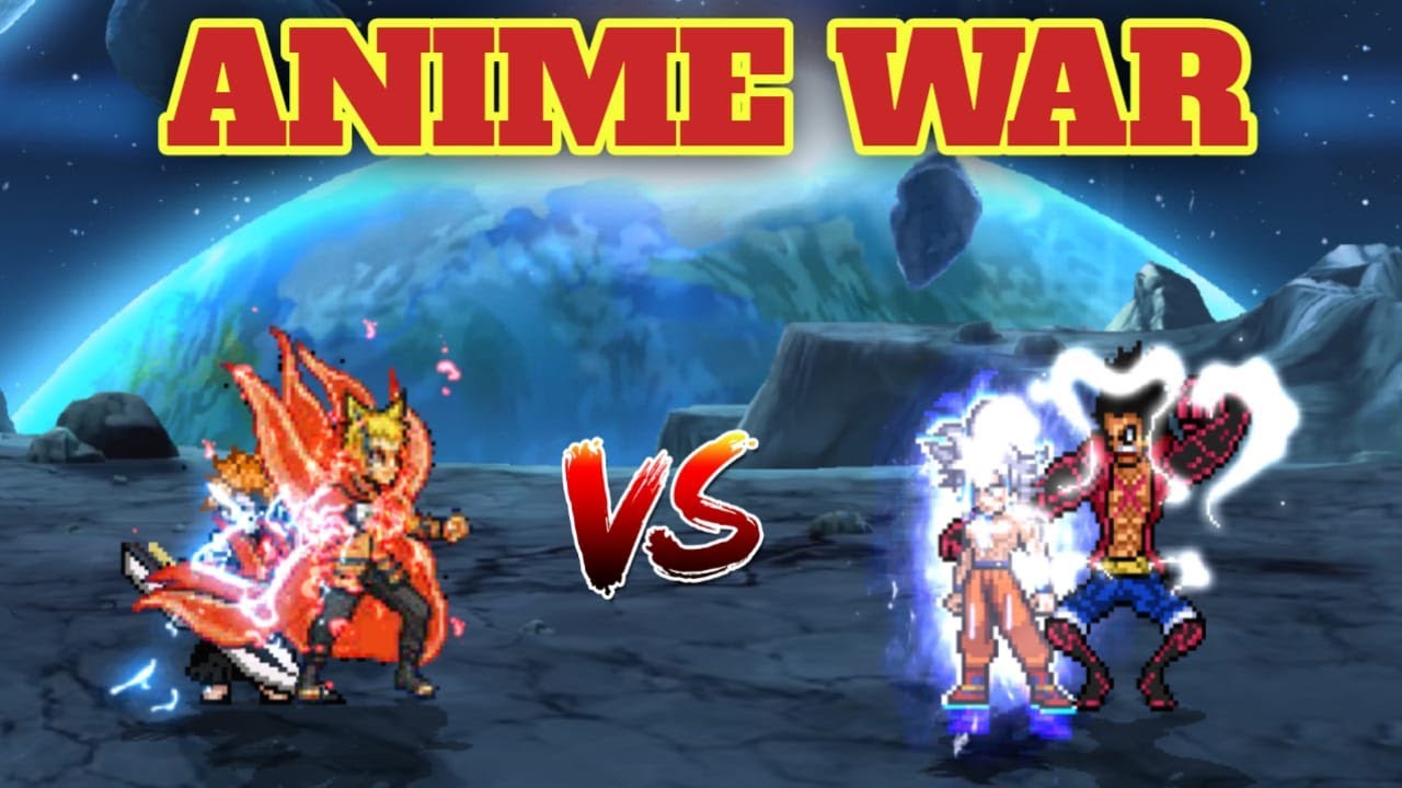 Naruto Baryon Mode V3 & Ichigo TYBW Bankai VS Goku MUI & Luffy Gear 4 ...