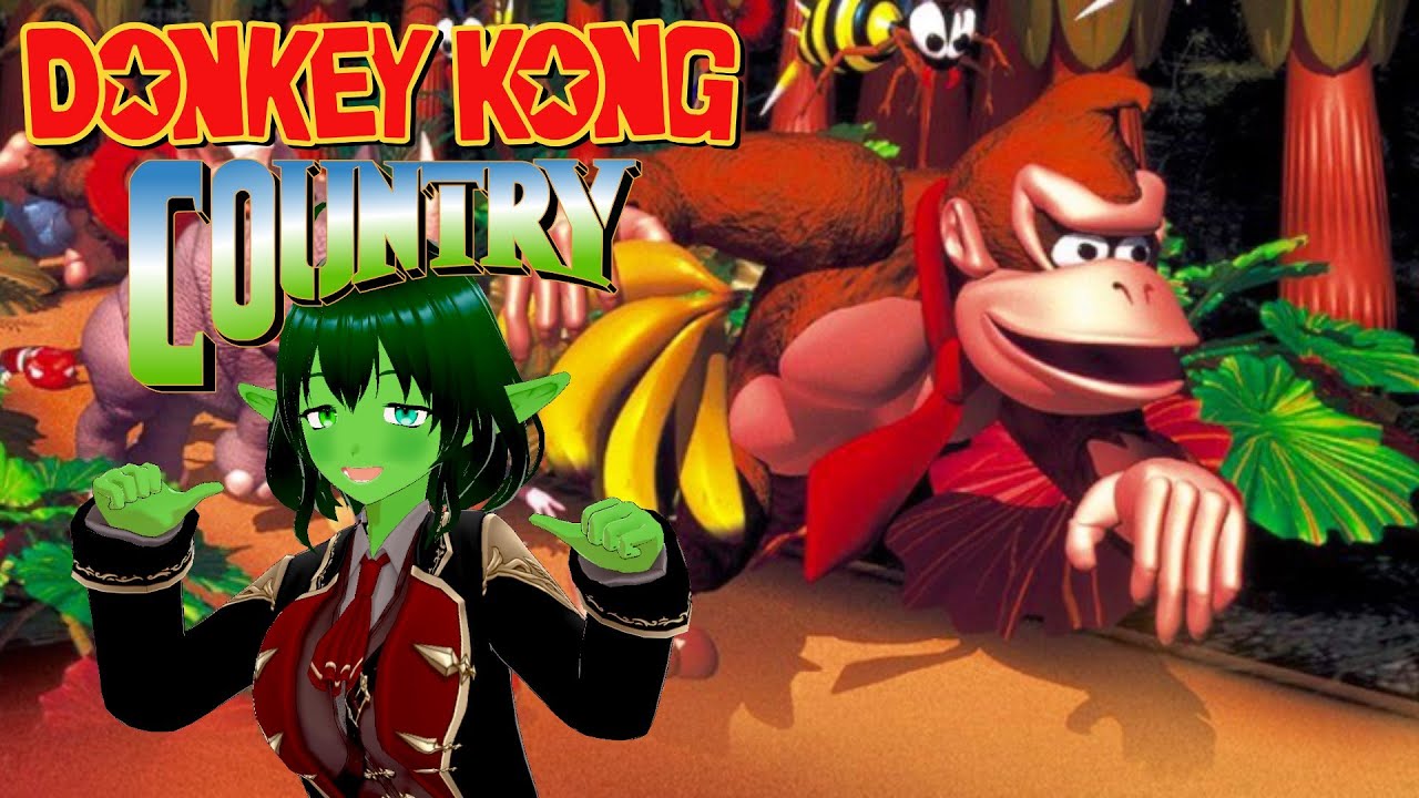 Donkey Kong Wants His Banana Hoard Back! - Donkey Kong Country (LIVE ...