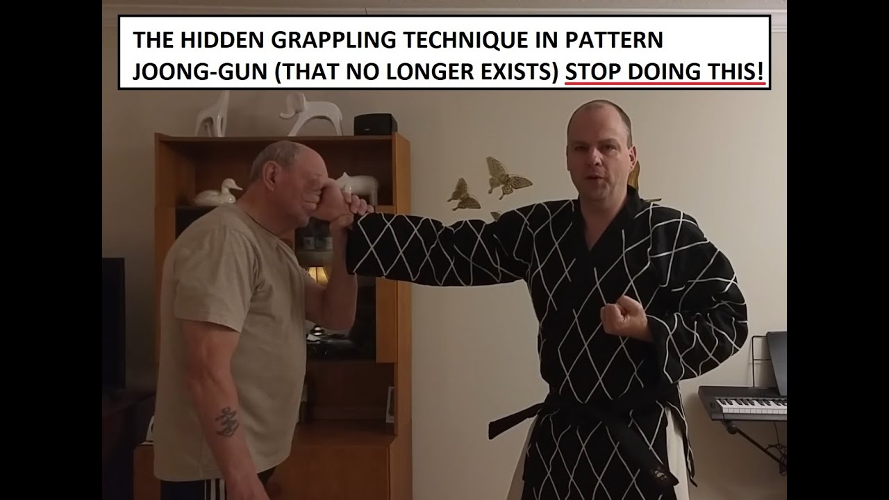 Taekwondo Patterns: Joong-Gun - Hidden Grappling Technique Explained ...