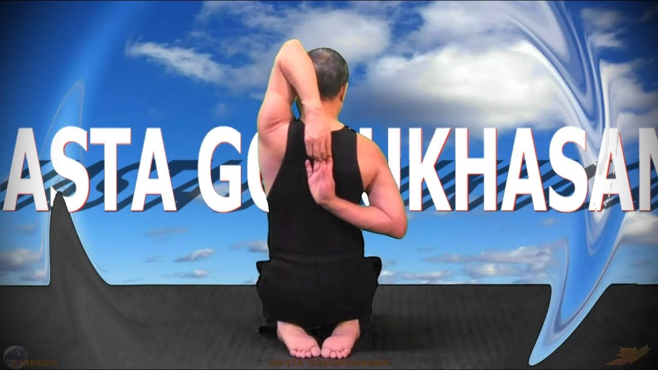 Hand position of Cow face pose | HASTA GOMUKHASANA | How to do it ...