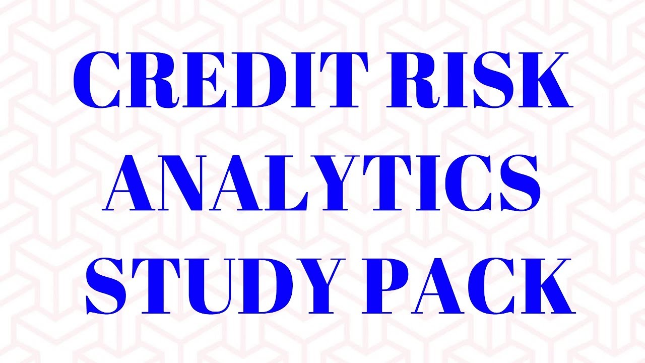 Credit Risk Analytics Study Pack: PD, LGD, EAD, Application Scorecard ...