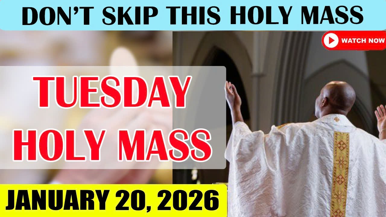 Catholic Mass Today | Daily TV Mass, Tuesday January 20, 2026 - YouTube