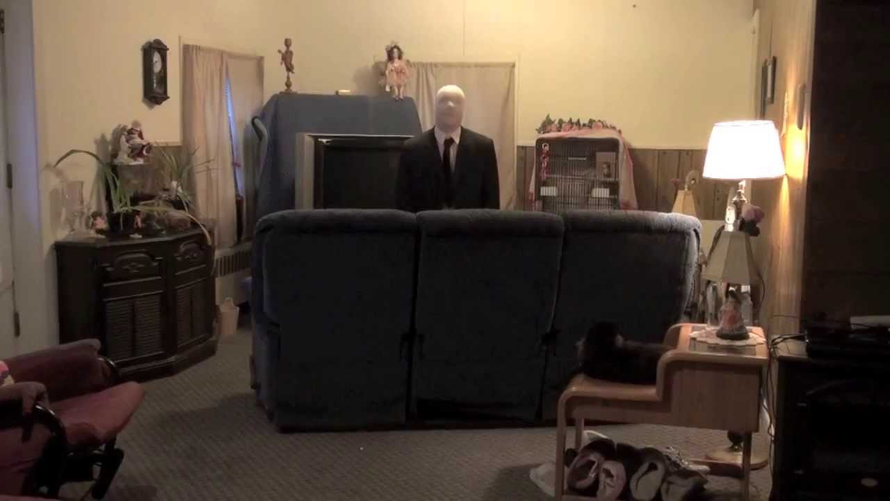 DISTURBING SLENDER MAN SIGHTING - YouTube