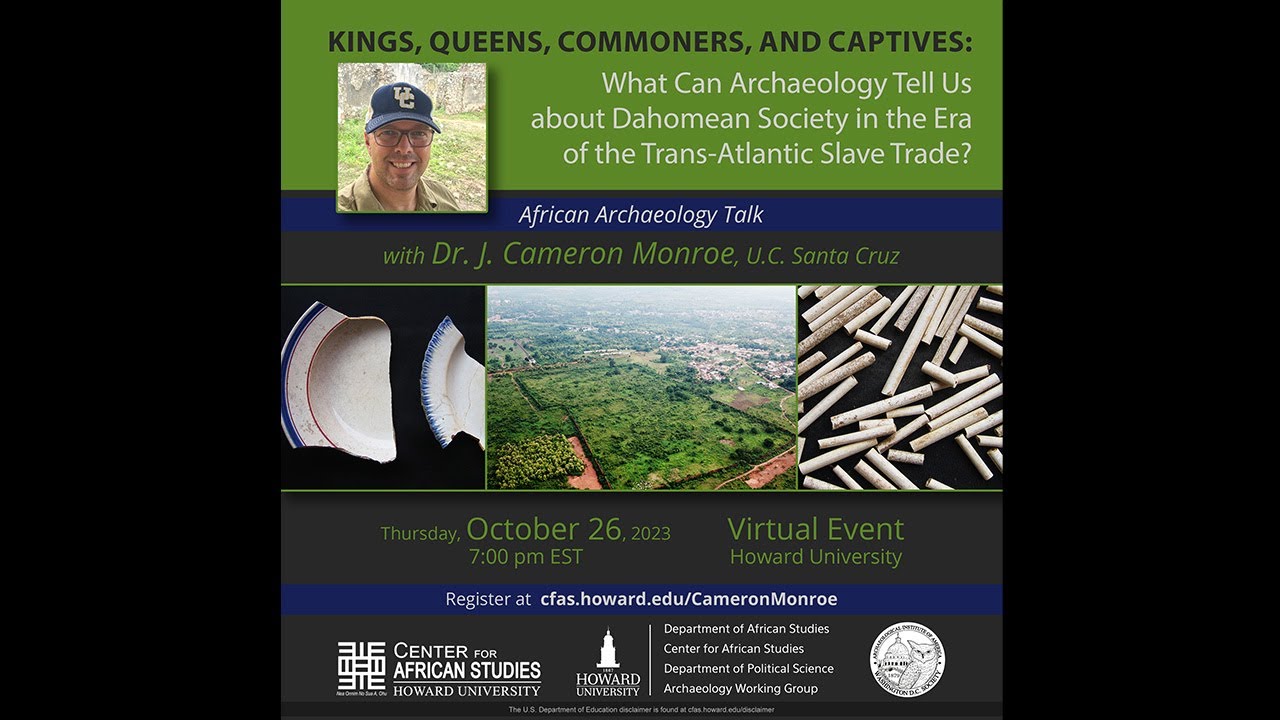 African Archaeology Talk: Kings, Queens, Commoners, and Captives - YouTube