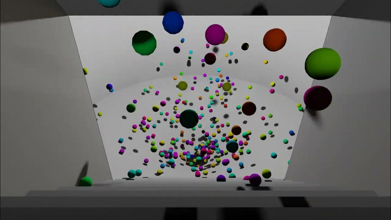 bouncy ball simulation - YouTube