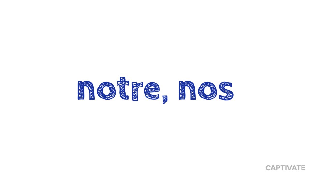 Notre, Nos - YouTube