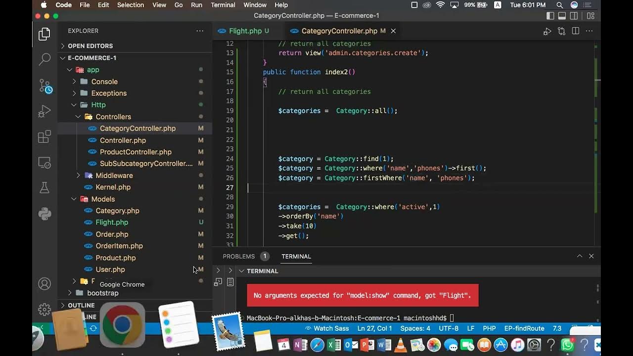 51 - Laravel Eloquent ORM part 2 - YouTube