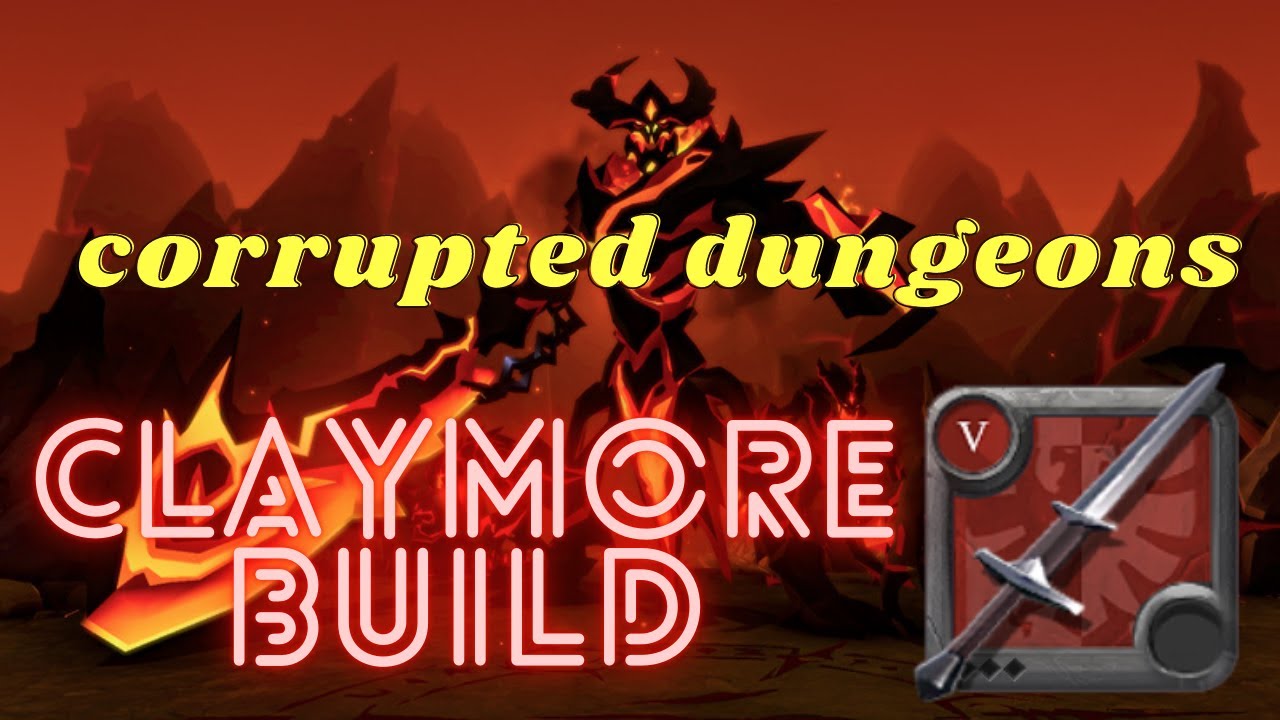 So good build for Corrupted dungeons | Claymore build | Albion online ...