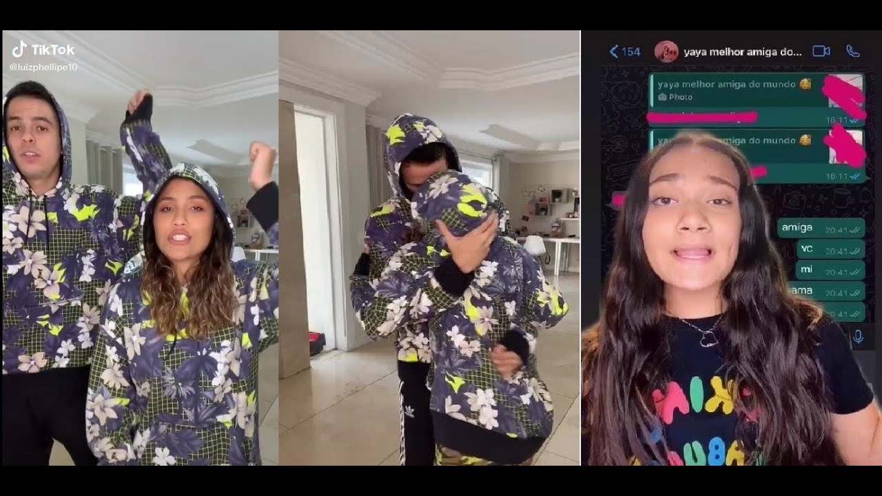 TIKTOK DE RAFAELLA BALTAR ,LUIS PELLIPE, JÚ É STEPANY+ VLOG É TUTORIAL DE MAQUIAGEM DA RAFA ...