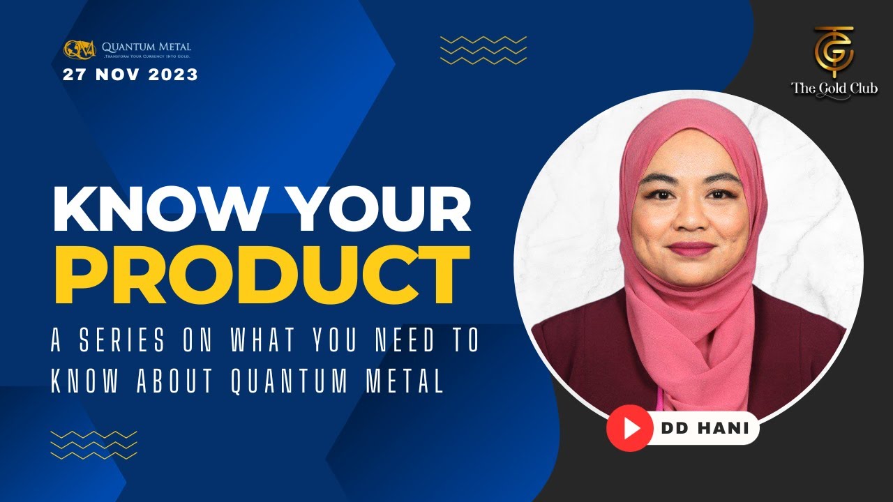 KNOW YOUR PRODUCT (DD HANI) - YouTube