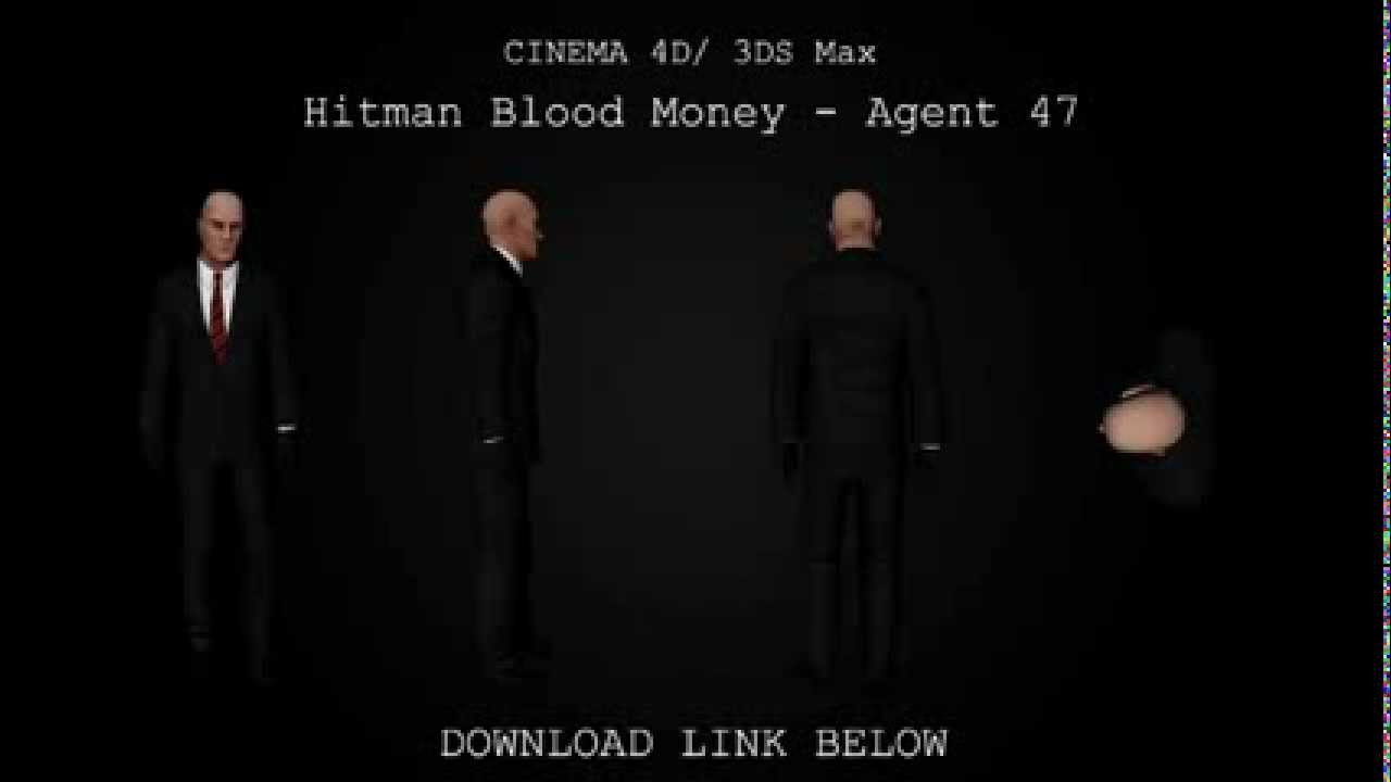 Cinema 4D/ 3DS Max | Hitman Blood Money Agent 47 Model Download - YouTube