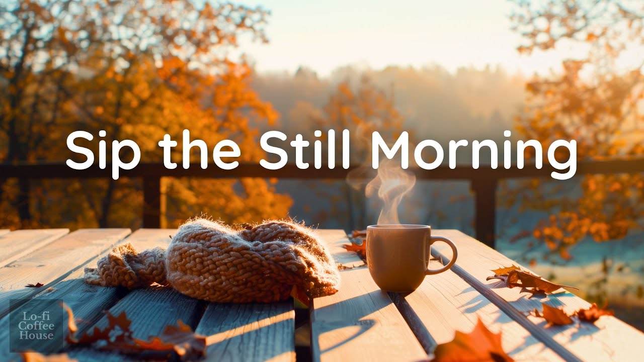 Sip the Still Morning ☕🍂 [chill acoustic, lofi mix] calm autumn ...