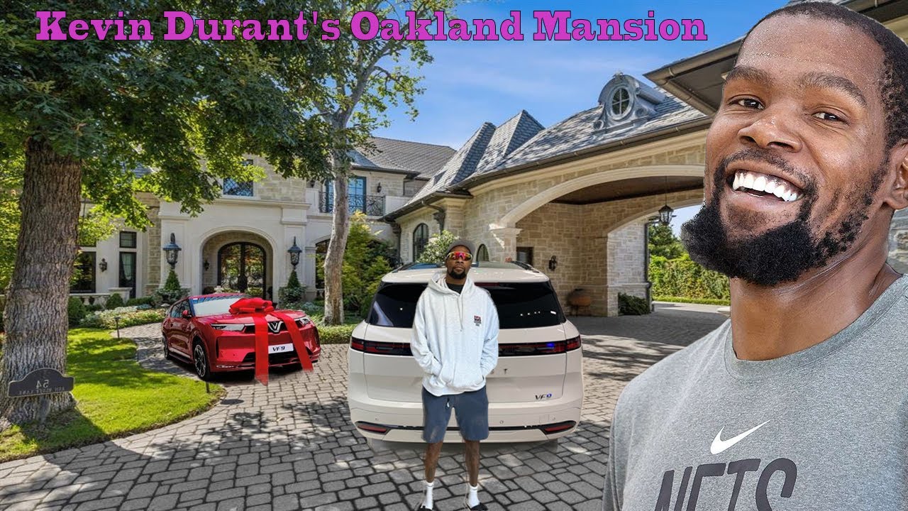 Kevin Durant's Oakland Mansion | Huge Net Worth, Real estate, Car ...