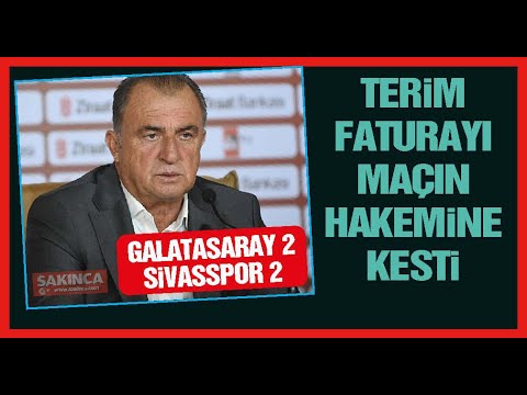 Fatih Terim Sivasspor maçı sonrası VAR sistemine isyan etti