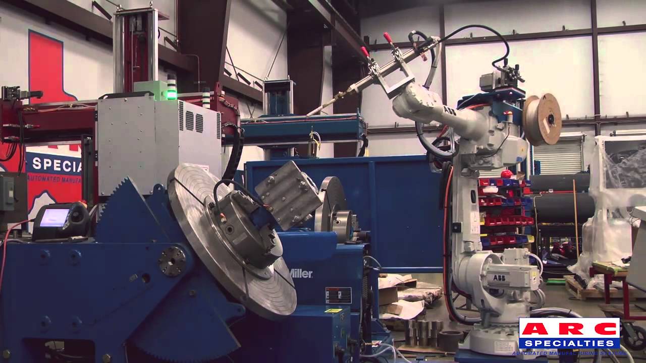 Robotic Hotwire GTAW System with Two Positioners - YouTube