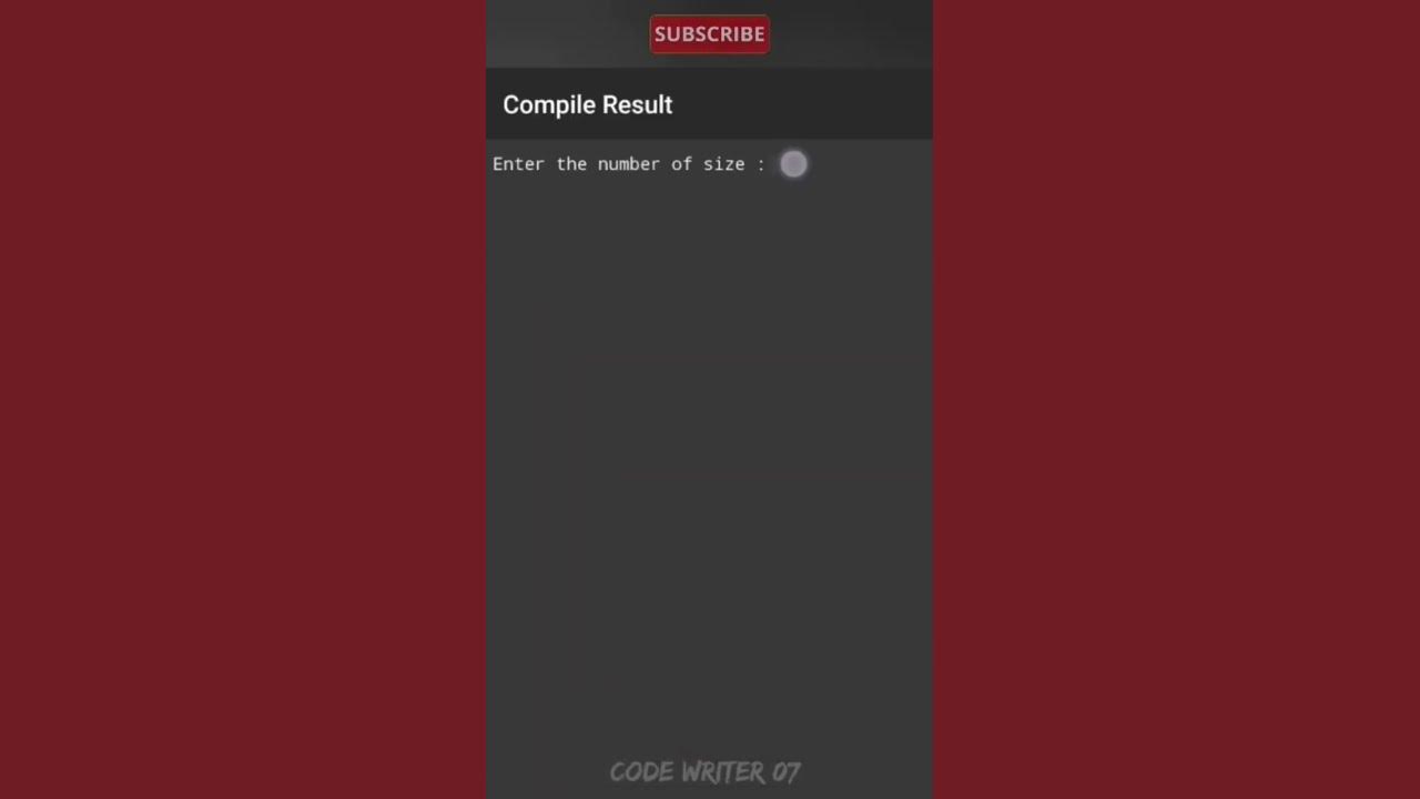Best C Pattern Program Tutorial Video 💯🧠Codewriter07 Youtubeshorts Coding Programming