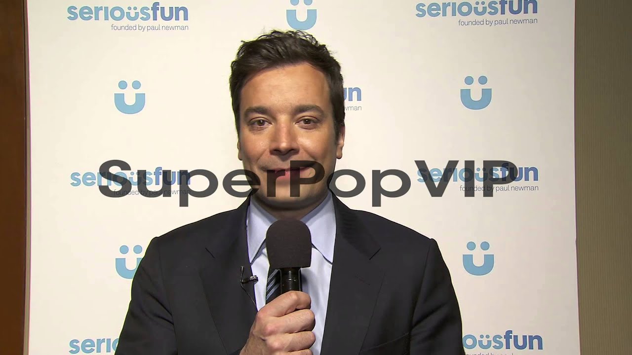 INTERVIEW: Jimmy Fallon on being at the event and support... - YouTube