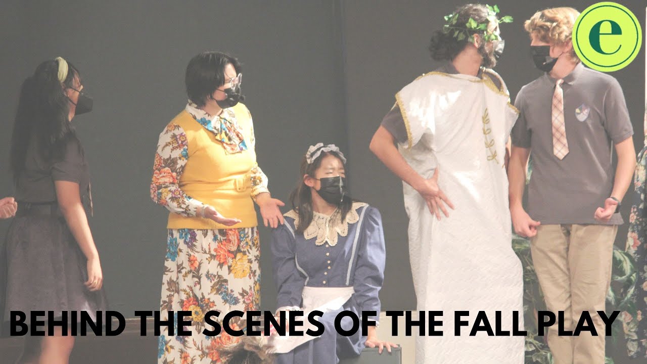 Behind the scenes of the fall play - YouTube