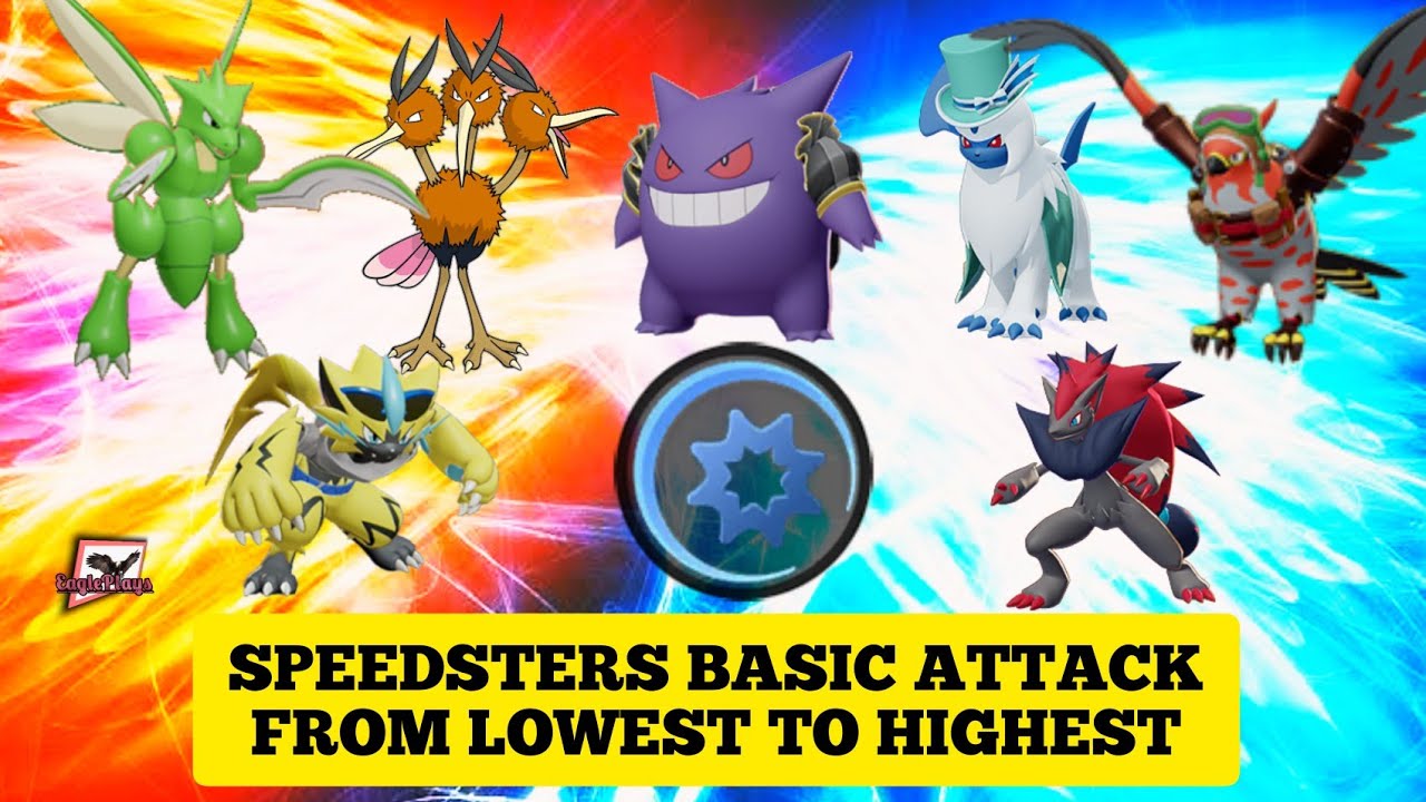 All Speedsters Basic / Boosted Attack Damage From lowest To Highest 😈 - YouTube