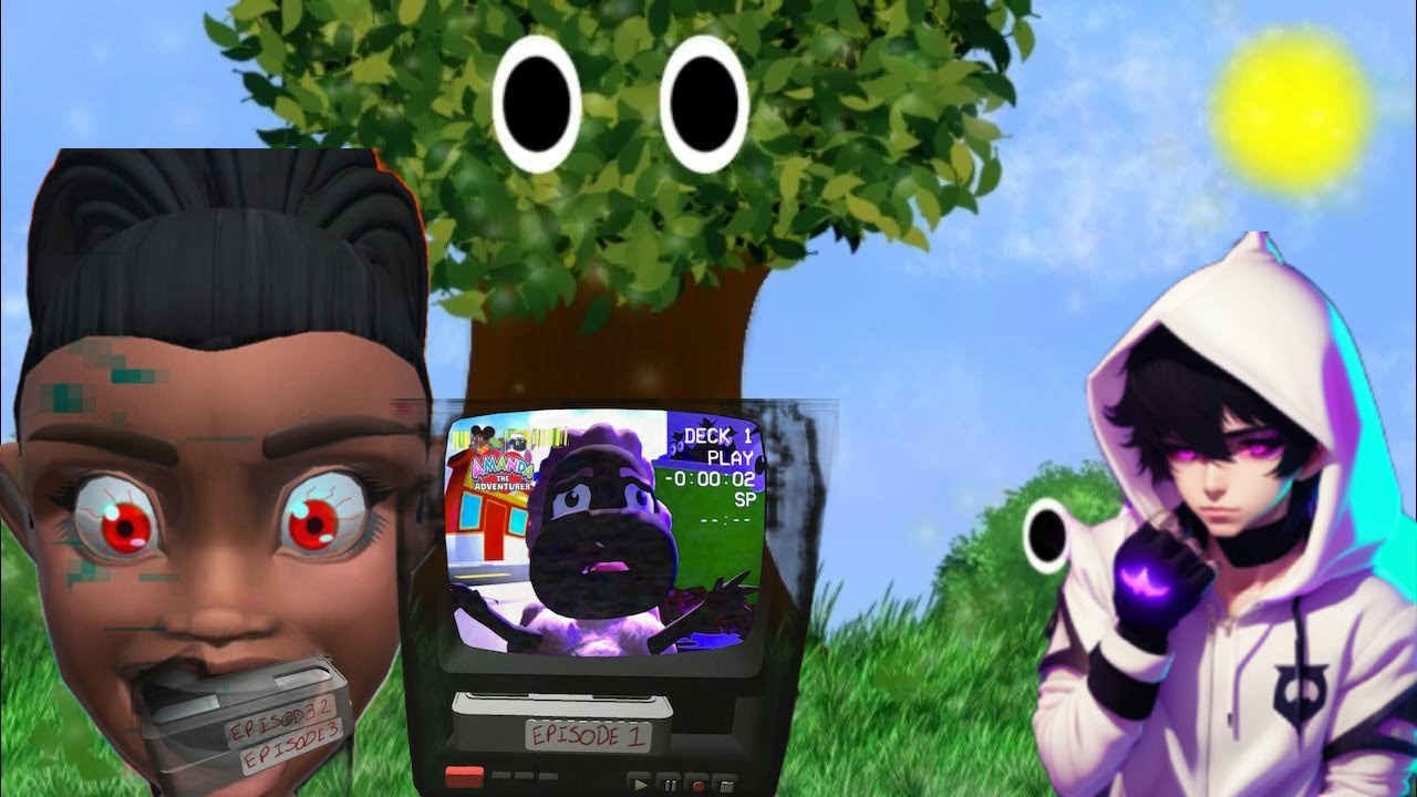 VTuber Appears in a Childrens Show Horror Game!?! (Amanda The Adventure ...