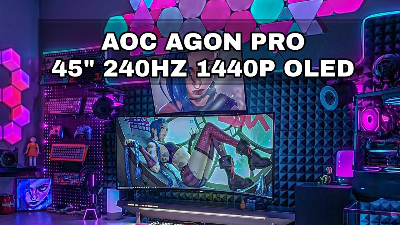 AOC AGON PRO 45" 240hz 1440p OLED Gaming Monitor Review and Features ...