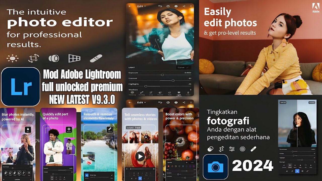 NEW ADOBE LIGHTROOM PHOTO & VIDEO EDITOR PROFESIONAL || LIGHTROOM ...