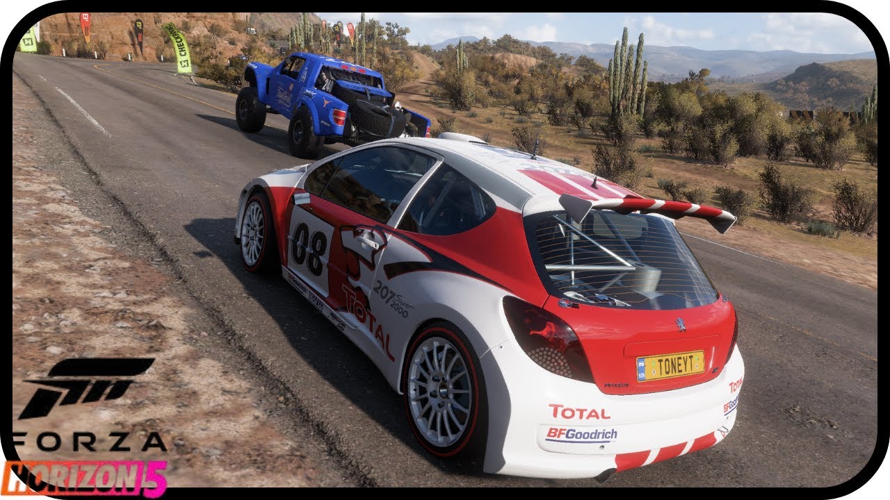 PEUGEOT 207 SUPER 2000 en la goliath off road. FH5 - YouTube