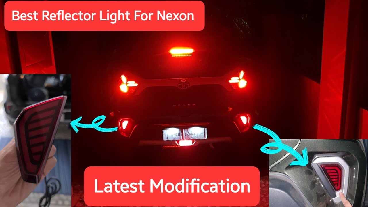 TATA NEXON BS6 (2022) REFLECTOR LIGHT INSTALLATION!! LATEST IN MARKET ...