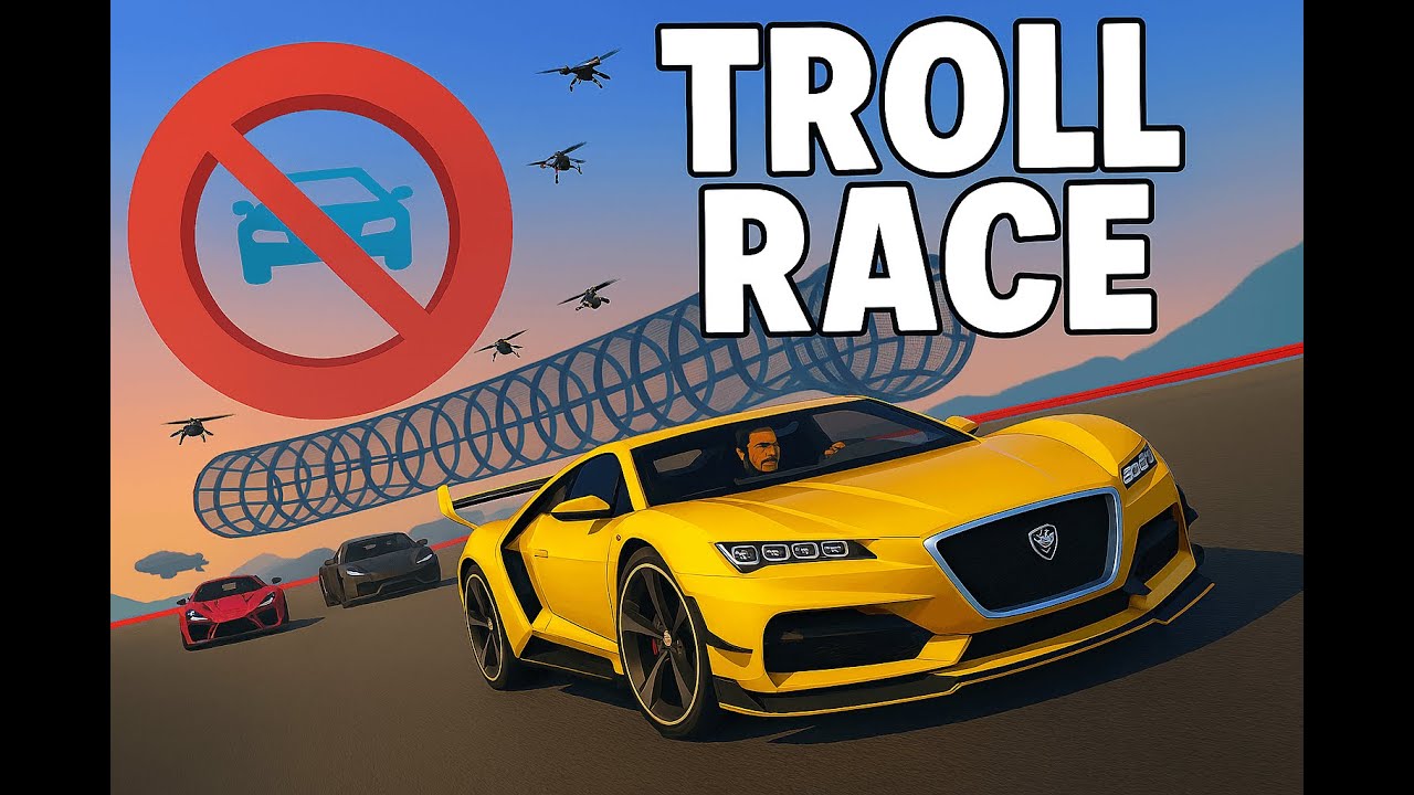 Grand Theft Auto V | Troll Race | - YouTube