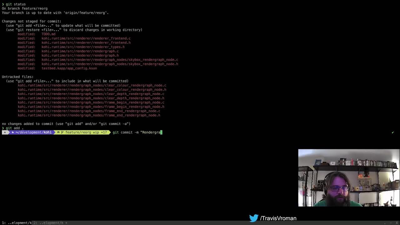 C/Vulkan Game Engine Dev Ep. 201 Refactor Tractor: Rendergraph cont'd !tts !kohi !music - YouTube