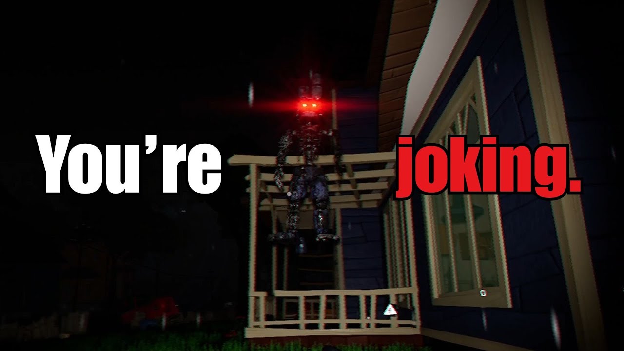 Bonnie Made Me Rage Quit... | Hello Neighbor BonnieEXE Mod - YouTube