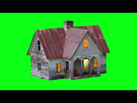 Old House Green screen animation effects hd footage || chroma key - YouTube