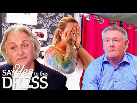 Dad SHOCKED To Discover Daughter Has FULL SLEEVE TATTOOS |  Say Yes To The Dress UK