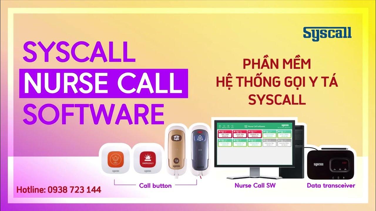 Phần mềm hệ thống báo gọi y tá SYSCALL - Nurse Call Software - YouTube