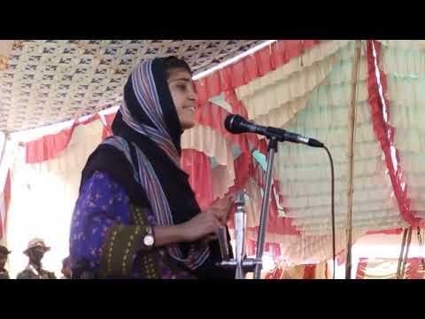 Sister of Shaheed Habibullah Baloch Speech in Long March Mastung - YouTube