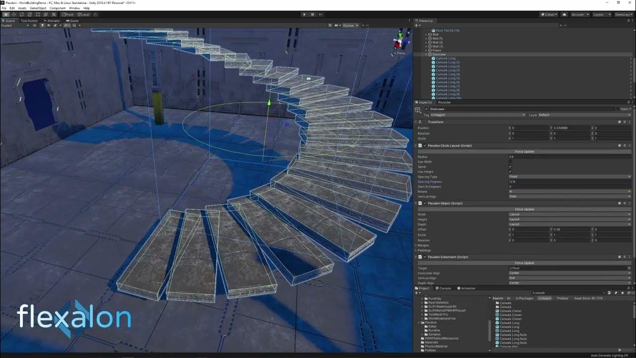 Designing a game level with Flexalon for Unity - YouTube