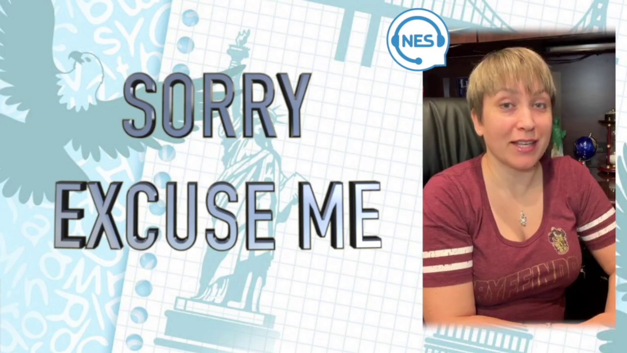 SORRY - EXCUSE ME. Уроки Английского. - YouTube
