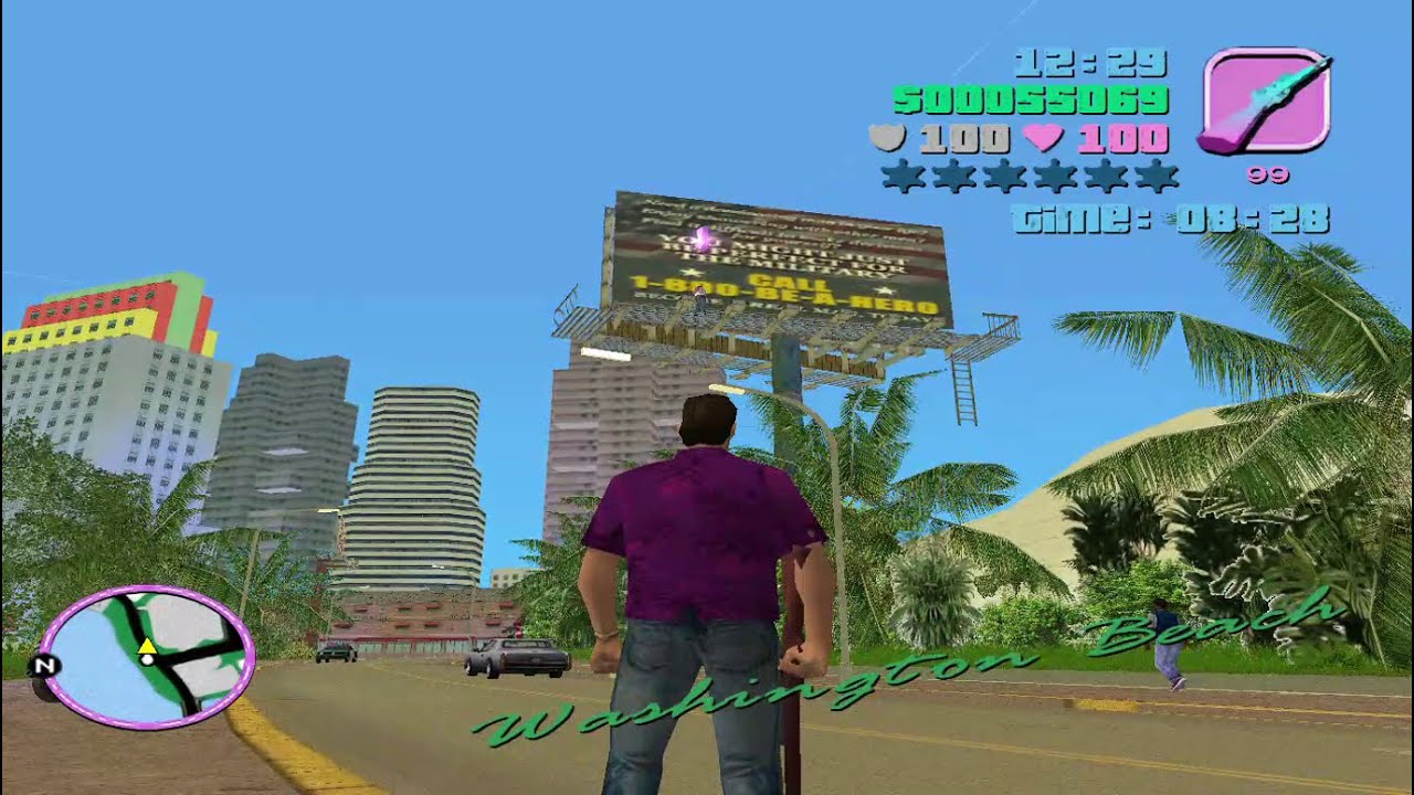 GTA Vice City All Missions Live Game Play - YouTube