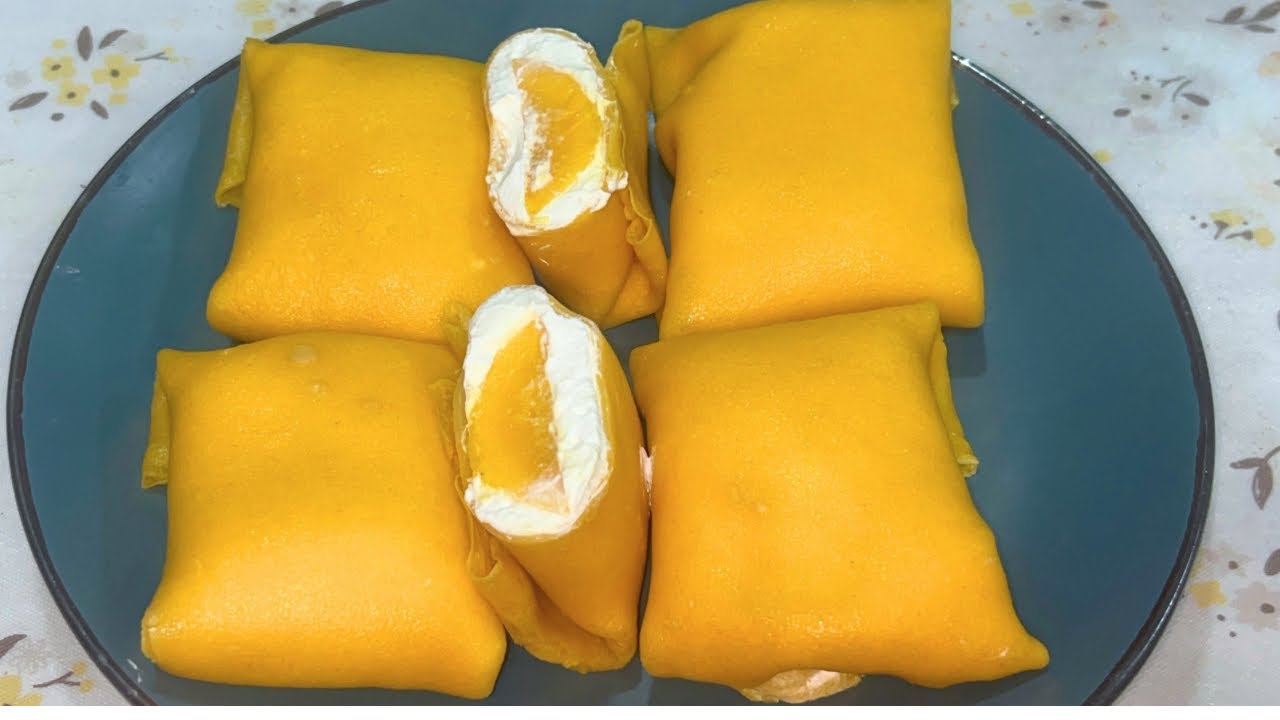 Viral MANGO PANCAKE | Viral Treat You Can’t Miss | How to make viral ...